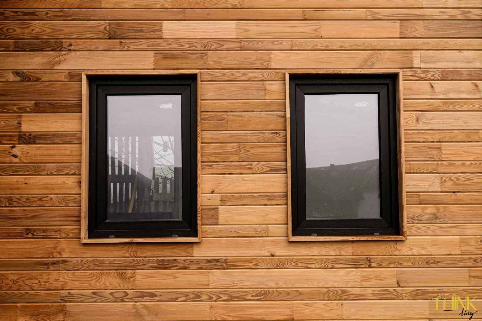 Pine-tree termo-treated cladding - Think Tiny House - Durable and ...